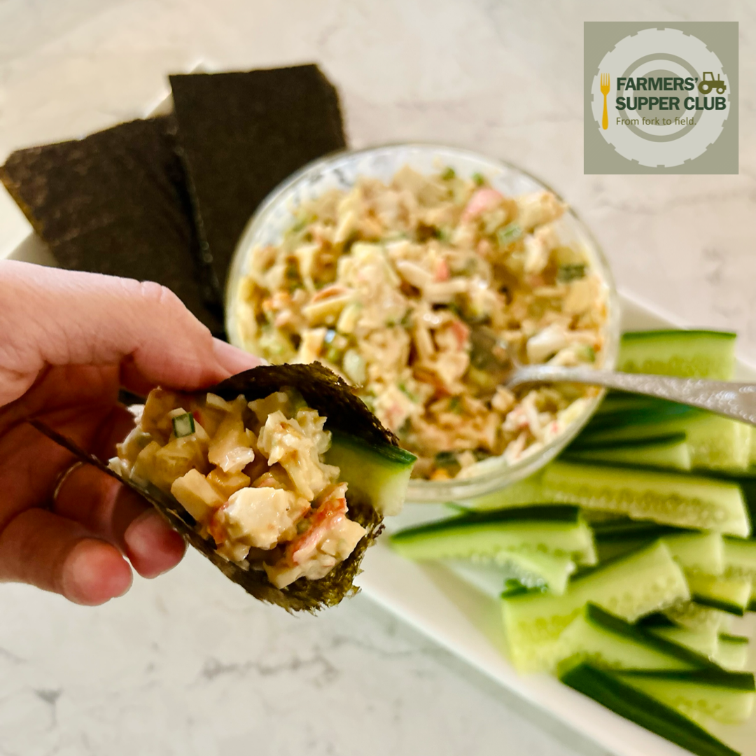 California Roll Dip Appetizer - Farmers' Supper Club